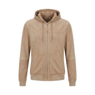 Minoronzoni 1953 Homme, Sweatshirts et sweats &agrave; capuche, Beige, Taille: XL Vestes
