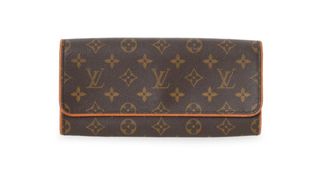 Louis Vuitton Monogram Canvas Pochette Twin GM Clutch w/ Strap