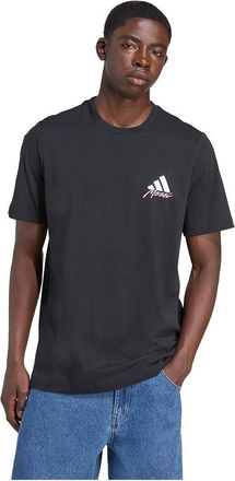 adidas Mens Messi Icon Graphic T-Shirt Black XL