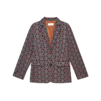 Maliparmi Maliparmi - Blazer Cha&icirc;ne Optique - Femme - Vestes - Multicolore - Taille: 44 FR