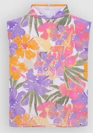 Roxy Stay Magical Printed Surf Poncho cloud dancer hazey hbc