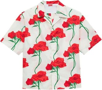 Kenzo Homme, Chemises, Multicolore, Taille: L Short Sleeve Shirt