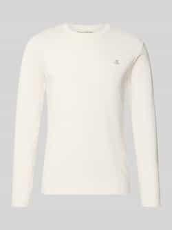 Marc O'Polo Shaped Fit Langarmshirt aus reiner Baumwolle
