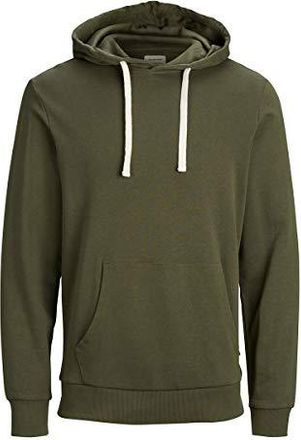 Jack & Jones Jack & Jones Homme Jjeholmen Hood Noos Sweat Shirt Capuche, Vert (Olive Night Fit:reg Fit), M EU