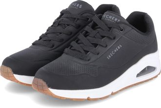 Skechers Damen UNO-Stand On Air Sneaker, Schwarz, 36 EU