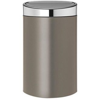 Brabantia Poubelle 40 L Platinium - Touch Bin