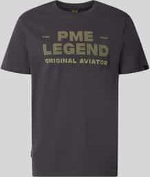 PME Legend T-Shirt mit Rundhalsausschnitt und Label-Print