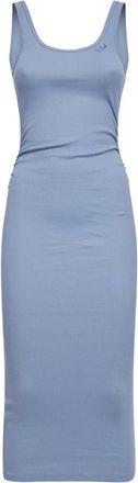 MC2 Saint Barth Femme, Robes, Bleu, Taille: 40 FR Rib SB 36 Emb Midi Dress