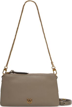 Pinko Handtasche PINKO Double Mini Al 25-26 PLTT 105359 A0QO Grau