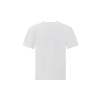 Jacquemus Logo-Patch Cotton T-Shirt - White