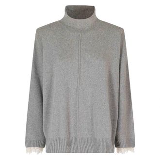 Alberta Ferretti Kaschmirstrickwaren - - Knitwear - Damen - Grau - XS