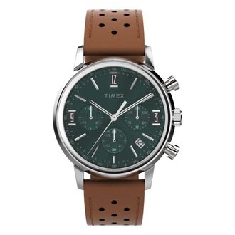 Timex Homme, Accessoires, Brun, Taille: ONE Size Marlin Chronograph Tachymeter
