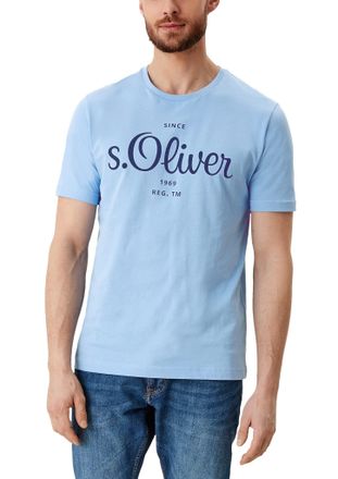 s.Oliver Herren 130.10.106.12.130.2063452 T-Shirt, Blau, L