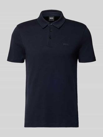 HUGO BOSS Poloshirt mit Brand-Schriftzug