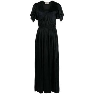 Zadig&Voltaire Femme, Robes, Noir, Taille: 38 FR Reina Satin Dress