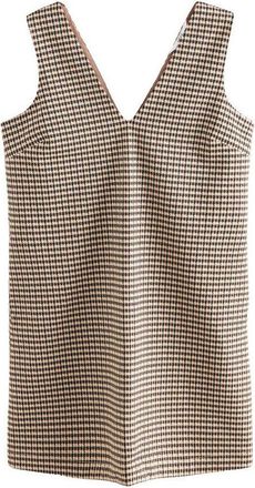 Next Minikleid Tr&auml;ger-Minikleid aus Ponto mit V-Ausschnitt (1-tlg)