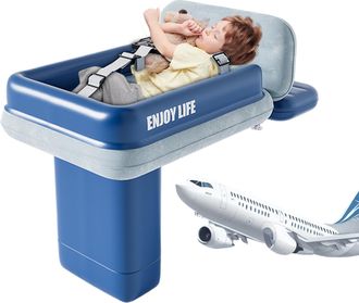 Generic Aufblasbare Sitzverlängerung Schlafdecke - weiche faltbare Babyluftmatratze für kleine Kinder | Mit Schutzkante für Biles Support Frame Aircraft Trip 
