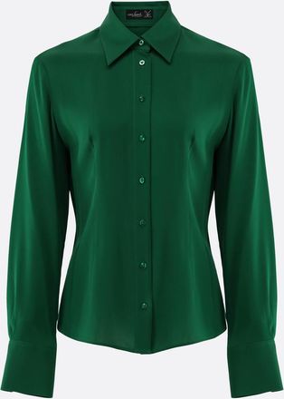 van Laack Hemdbluse aus Seide mit Stretch