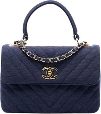 Chanel Trendy CC Satchel doccasion - Femme - Pre-owned - Bleu - Taille: ONE Size