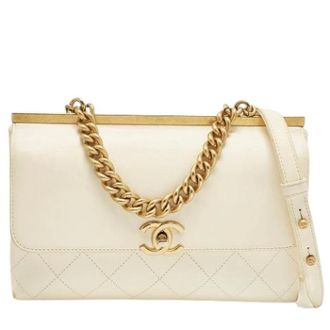 Chanel Pre-owned Vintage Handtasche - - Pre-owned - Damen - Wei&szlig; - ONE SIZE