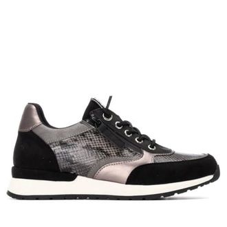 Refresh Sneakers Femme Noir - Chaussures Confortables et polyvalentes - Mode d&eacute;contract&eacute;e - Mod&egrave;le 17296004 (Taille39)