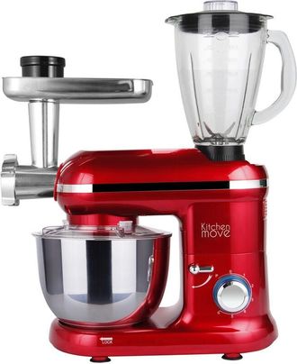 Kitchen Move Kitchen Move - Multifunktions-küchenmaschine 5,5 l 1500 w rot bat-1519bm