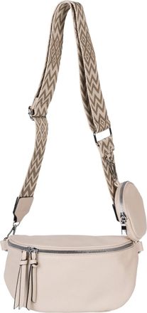 styleBREAKER Umh&auml;ngetasche 2-Teiliges Set Halbmond Crossbody Bag