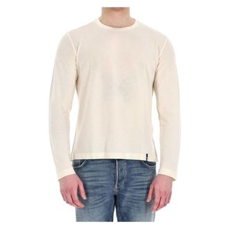 Drumohr Langarm-T-Shirt - - Tops - Herren - Beige - S