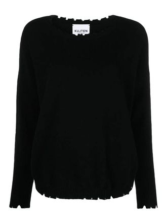 Kujten Pull Col Rond - Noir