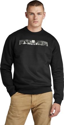 G-Star Herren Flight Deck Back Graphic Sweatshirt, Schwarz (dk Black D24371-D557-6484), XS