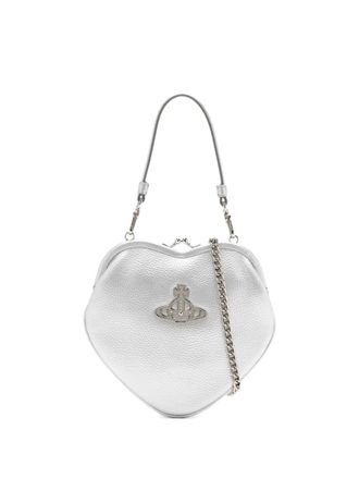 Vivienne Westwood sac porté épaule à design de coeur - Métallisé