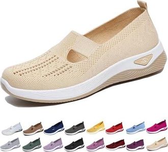 Generic Chaussures orthop&eacute;diques pour femme, chaussures d&eacute;t&eacute; respirantes antid&eacute;rapantes &agrave; semelle souple avec semelle creuse, confortable, antid&eacute;rapante, l&eacute;g&egrave;