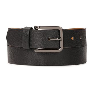 Kazar Femme, Accessoires, Noir, Taille: 110 CM Ceinture en cuir de pois noirs