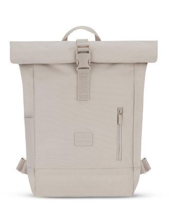 Johnny Urban Rucksack Damen & Herren Klein Beige - Robin Small - Kleiner Rolltop Daypack mit 12 Zoll Laptopfach - Tagesrucksack für Uni City Business - Wasserabwei