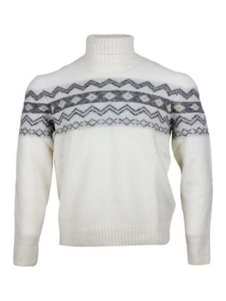 Eleventy Pull Col Rond - Blanc