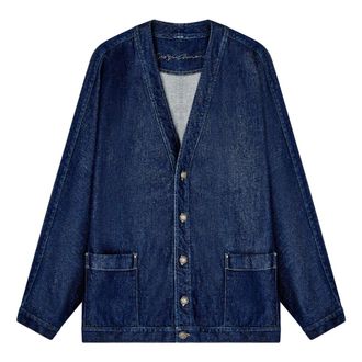 Giorgio Armani Damen, Jacken, Blau, LGr&ouml;&szlig;e