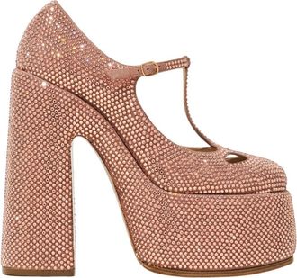 Casadei Femme, Chaussures, Beige, Taille: 37 1/2 EU Escarpins Stiletto Roxxy Sur Plateforme