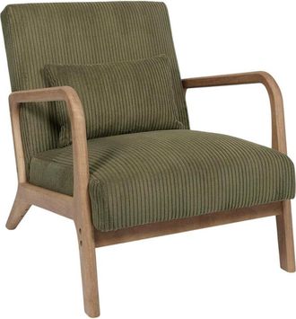 Paris Prix Fauteuil C&ocirc;tel&eacute; Design Scott 75cm Vert
