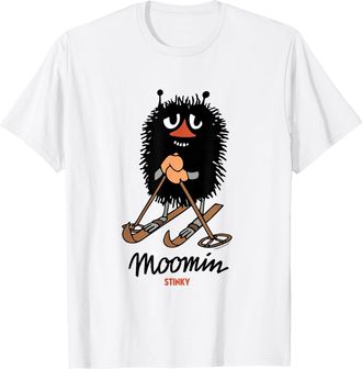 Moomin Mumin stinky auf Skiern T-Shirt
