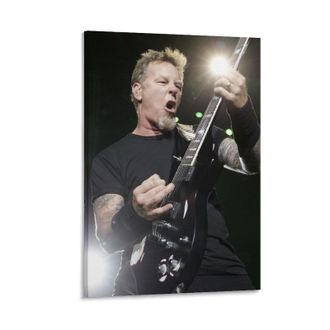 Generic James Hetfield Live Kunstwerk, Poster, Wandkunst, Gem&auml;lde, Leinwand, Geschenk, Wohnzimmer, Drucke, Schlafzimmer, Dekoration, Kunstwerke 08x12inch(20x3