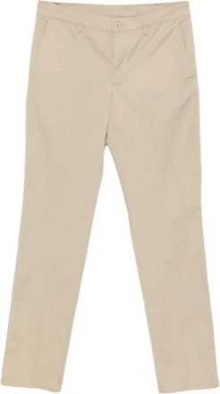 Aspesi Homme, Pantalons, Beige, Taille: M Pantalon Adrien en Gabardine de Coton