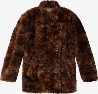 Isabel Marant Manteau Jya - Femme - Marron - Taille34 - Marant &Eacute;toile