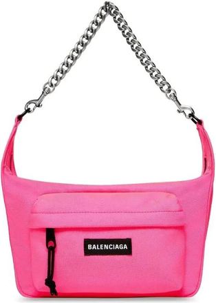 Balenciaga Hobo Bags - Raver Medium Chained Shoulder Bag - Gr. unisize - in Rosa - für Damen