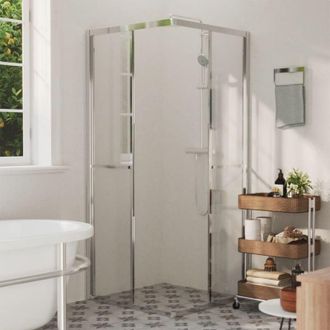 vidaXL Vidaxl - Cabine de douche esg 80x80x180 cm