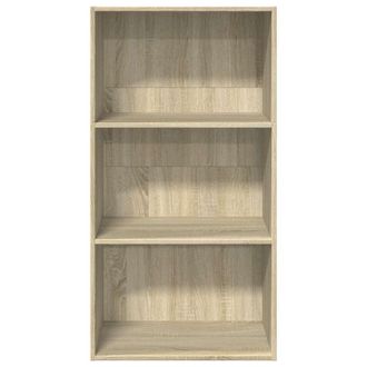 Generic Aufbewahrungs-B&uuml;cherregal, Vertikaler Offener Regal-Organizer, B&uuml;cherregal aus Holzwerkstoff f&uuml;r Wohnzimmer, Schlafzimmer, B&uuml;ro (Sonoma-Eiche 83)