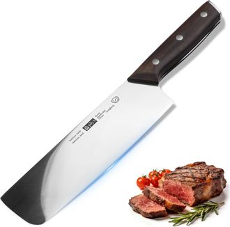 Plys Nakiri K&uuml;chenmesser Japanisches Messer Holzgriff 18.3cm Klinge Scharf Kochmesser K&uuml;chen Gem&uuml;semesser