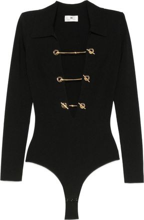 Elisabetta Franchi Top - Schwarz