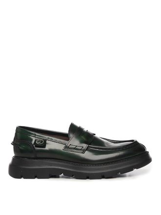 Giuliano Galiano Mocassins - Vert