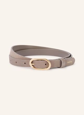 Calvin Klein Lederg&uuml;rtel beige