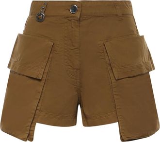 Pinko Pinko, Femme, Shorts, Brun, Taille: 34 FR Flap-pocket Shorts